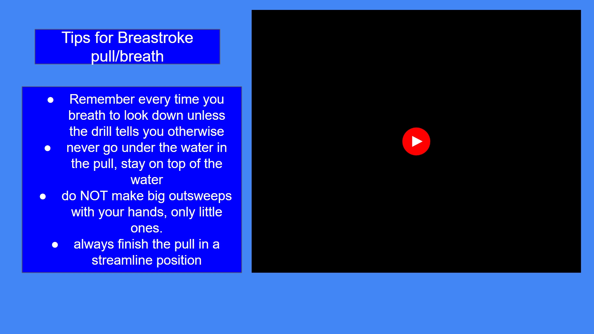 Pull/breath tips – The Tech Club