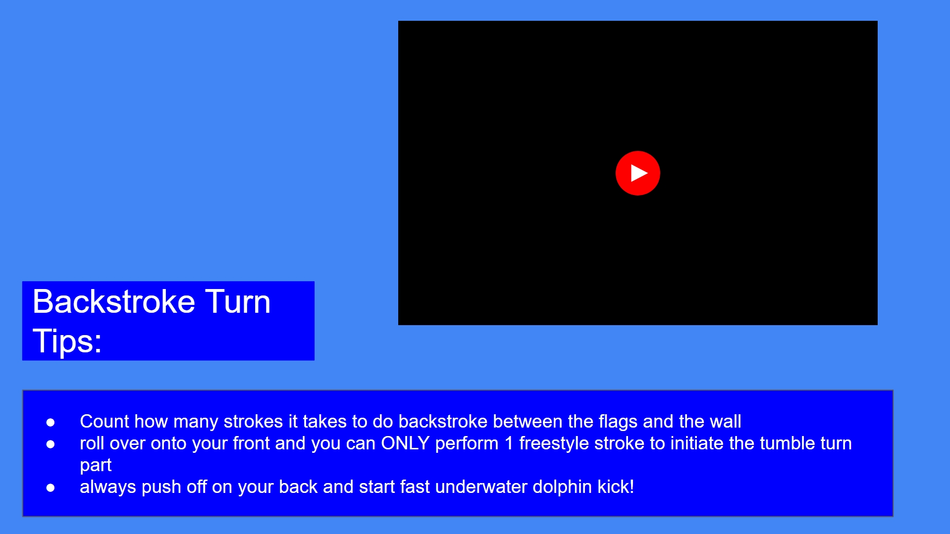 backstroke turn tips – The Tech Club